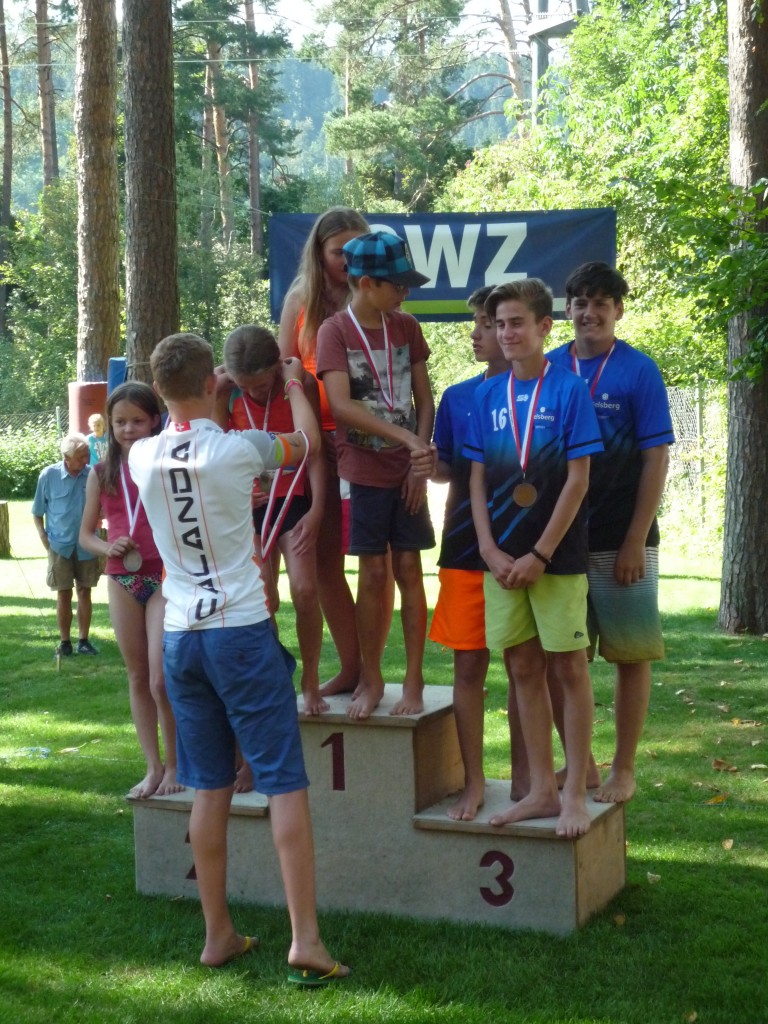 U14 am Triathlon in Thusis | Unihockey Felsberg
